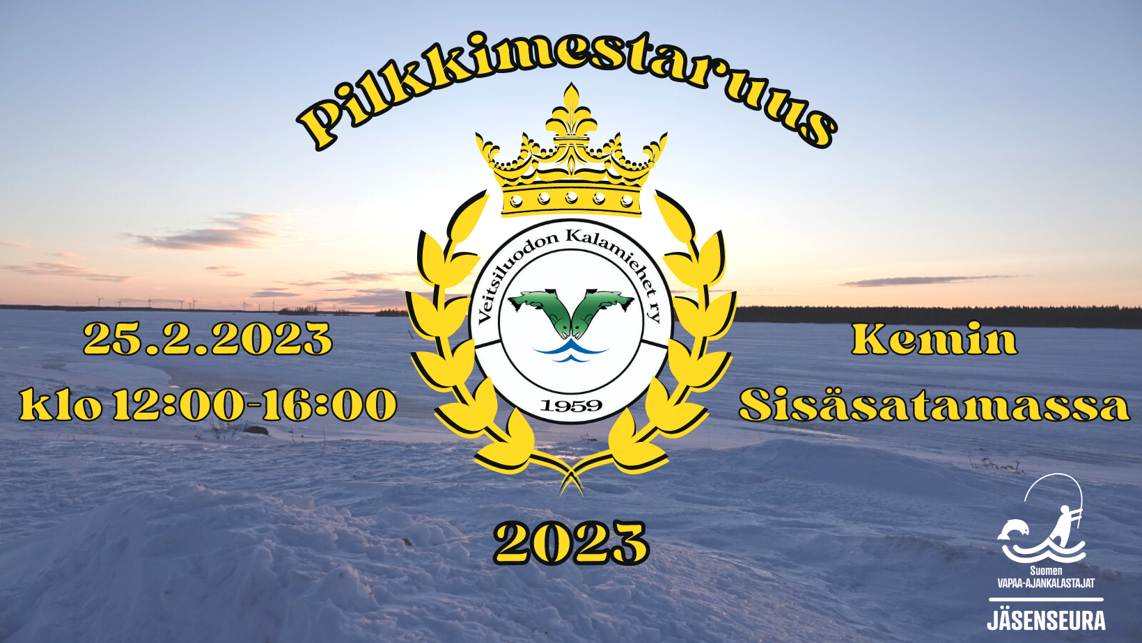 Veitsiluodon Kalamiesten jäsentenvälinen Pilkkimestaruus 2023 | Kemi
