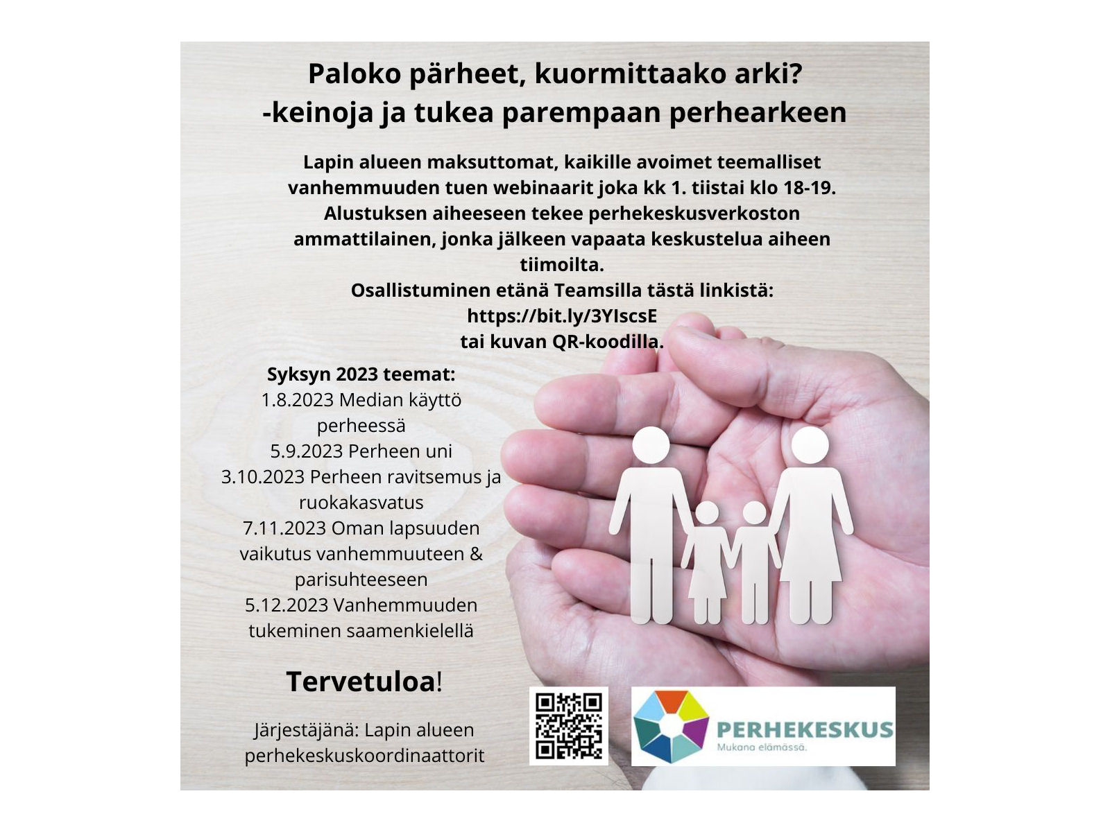 Paloko pärheet, kuormittaako arki? -keinoja ja tukea parempaan ...