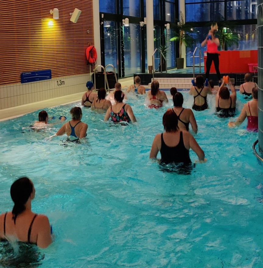Tehovesijumppa, miesten vesijumppa ja hydrospinning peruttu viikolla 11 ...