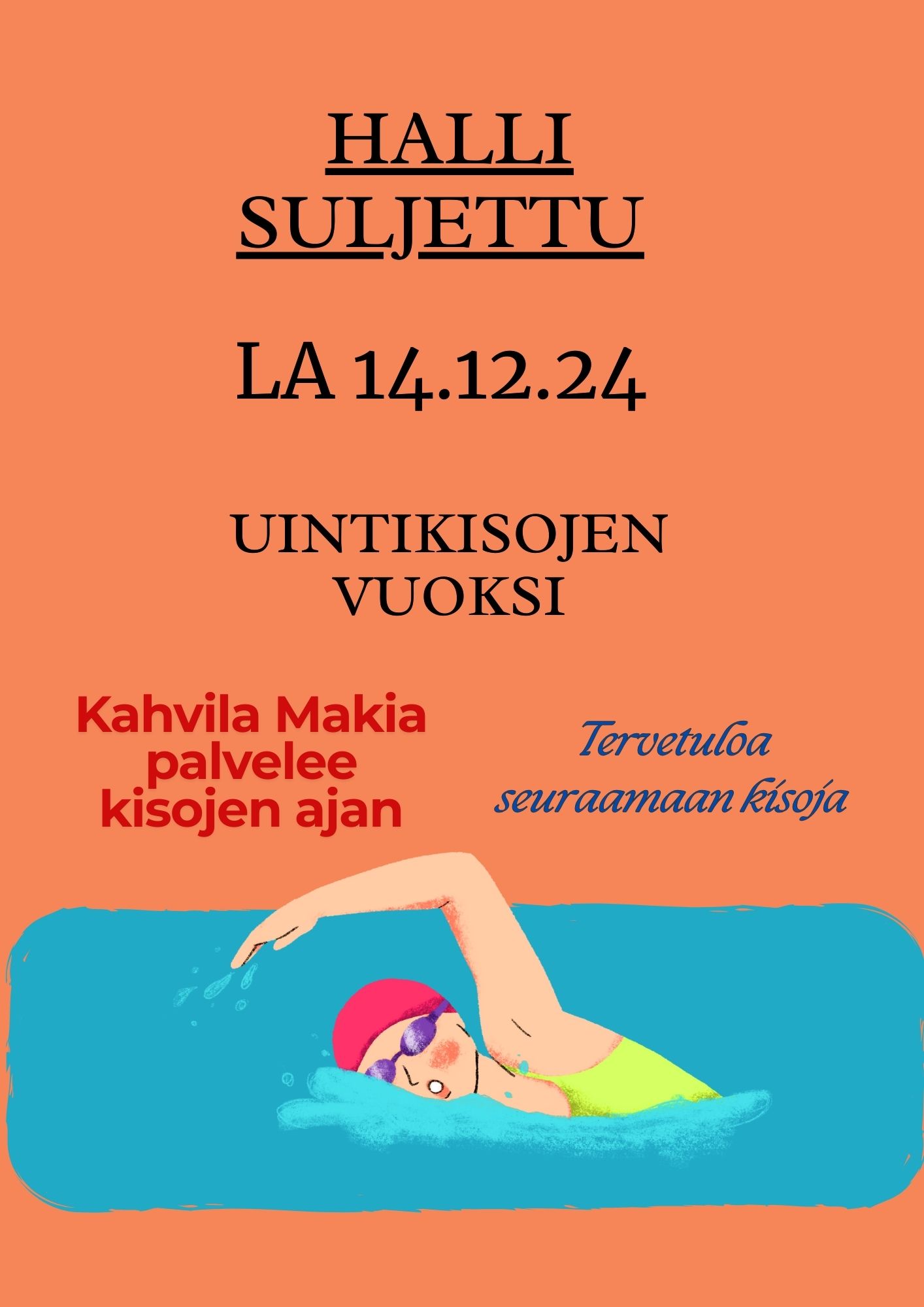 Uintikilpailut (uimahalli suljettu) | Kemi