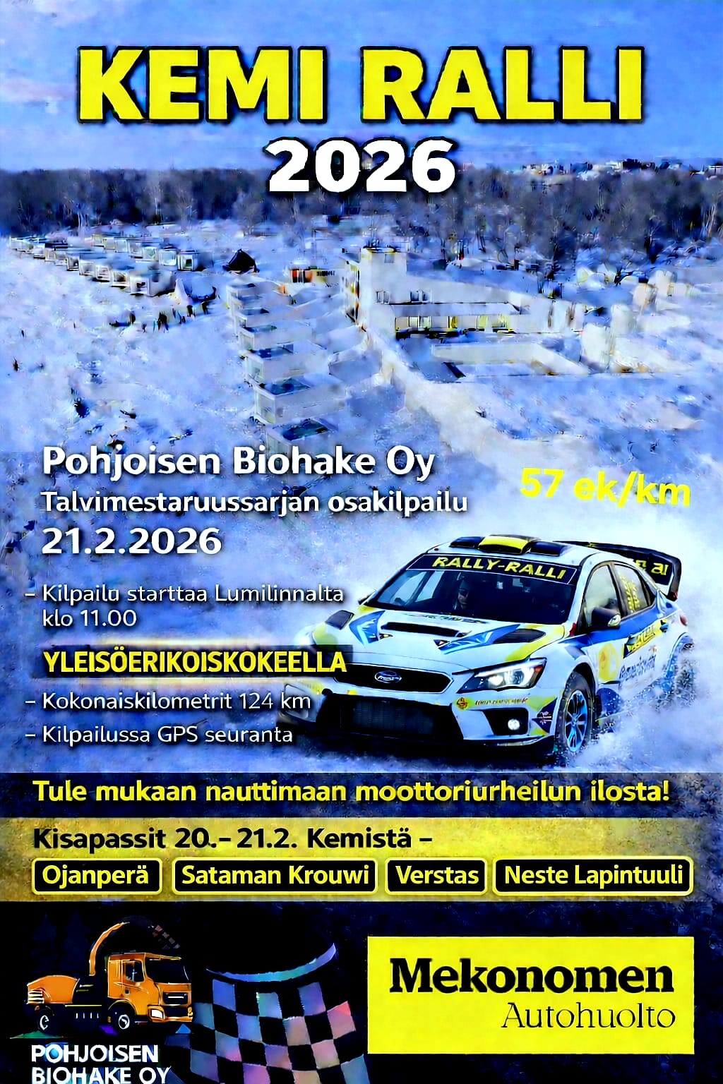 Kemi Ralli 2026 | Kemi